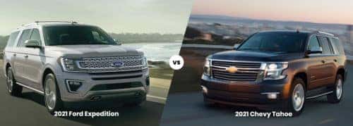 2021 Ford Expedition vs. Chevy Tahoe | Full-Size SUV Comparison
