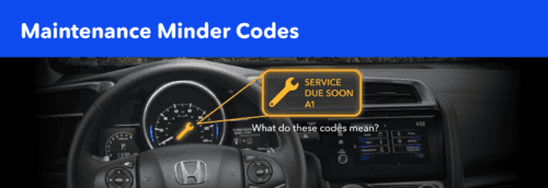 Maintenance Minder Codes | Gary Force Honda