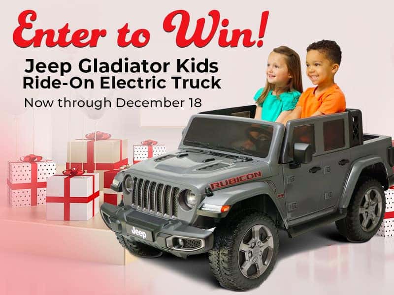 Huston Holiday Giveaway! Enter to Win a Kid's Ride-On Jeep Gladiator ...