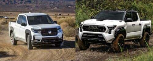 2024 Honda Ridgeline vs Toyota Tacoma | MPG, Interior, Features