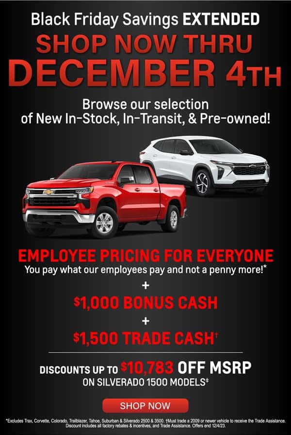 Specials at Modern Chevy | Modern Chevrolet