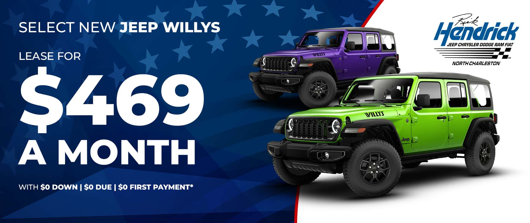Rick Hendrick Jeep Chrysler Dodge Ram FIAT in North Charleston