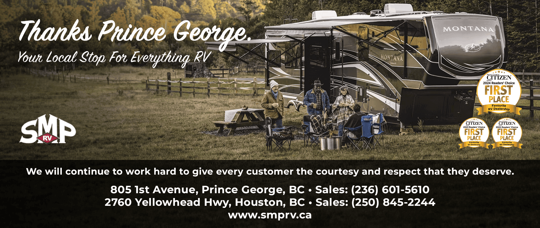 SMP RV | RV Dealers in Houston & Prince George, BC